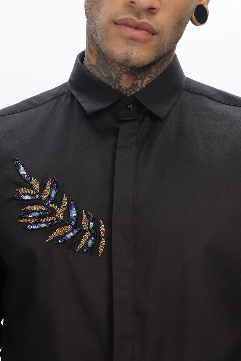 Handcrafted Perfection Black Shirt – Three Days